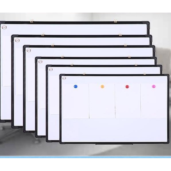 Wall Mount White Board //Whiteboard Hanging Magnetic Single-Sided Small ...
