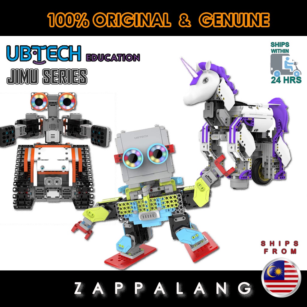 UBTECH Jimu Robot MeeBot 2.0 App-Enabled Building and Coding STEM Robot Kit (390 pcs) | Shopee ...