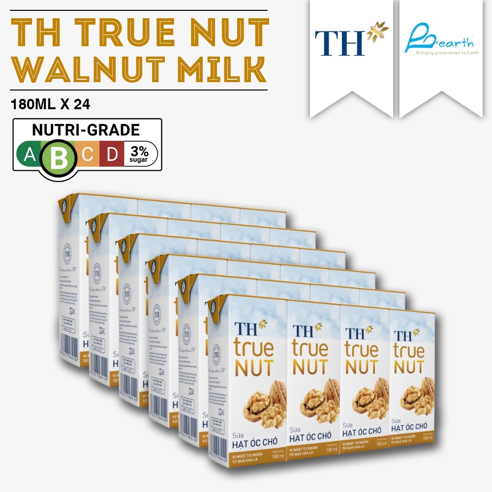 TH True Nut Walnut Milk 24 X 180ML | Shopee Singapore