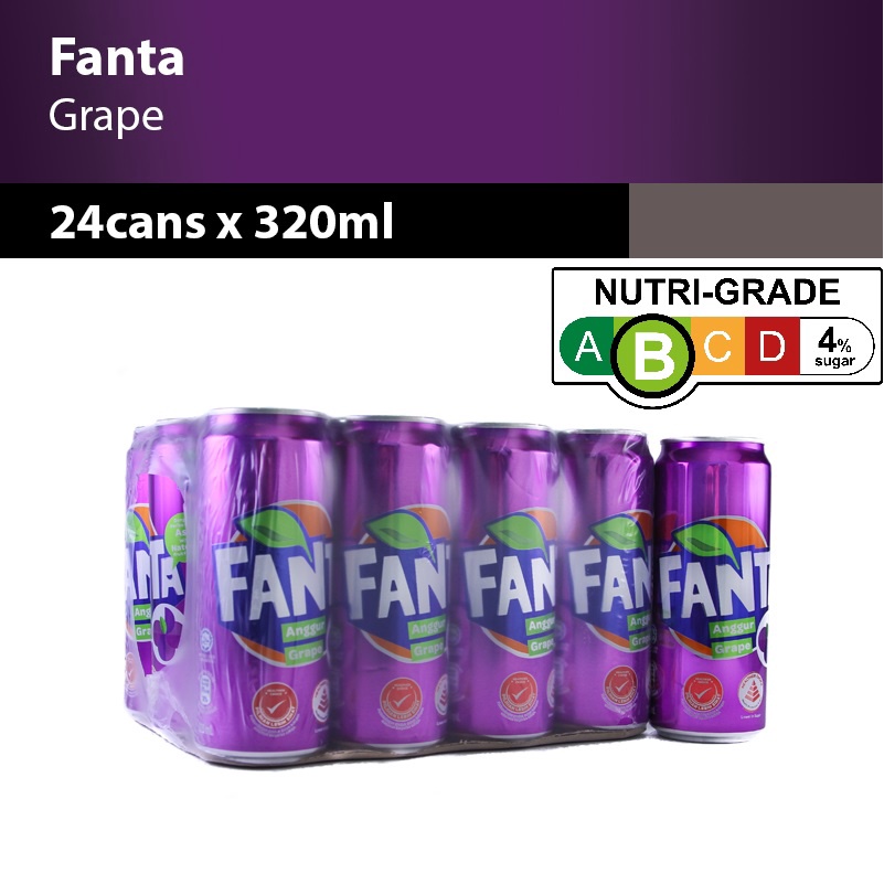 Fanta Grape 24 cans x 320ml | Shopee Singapore