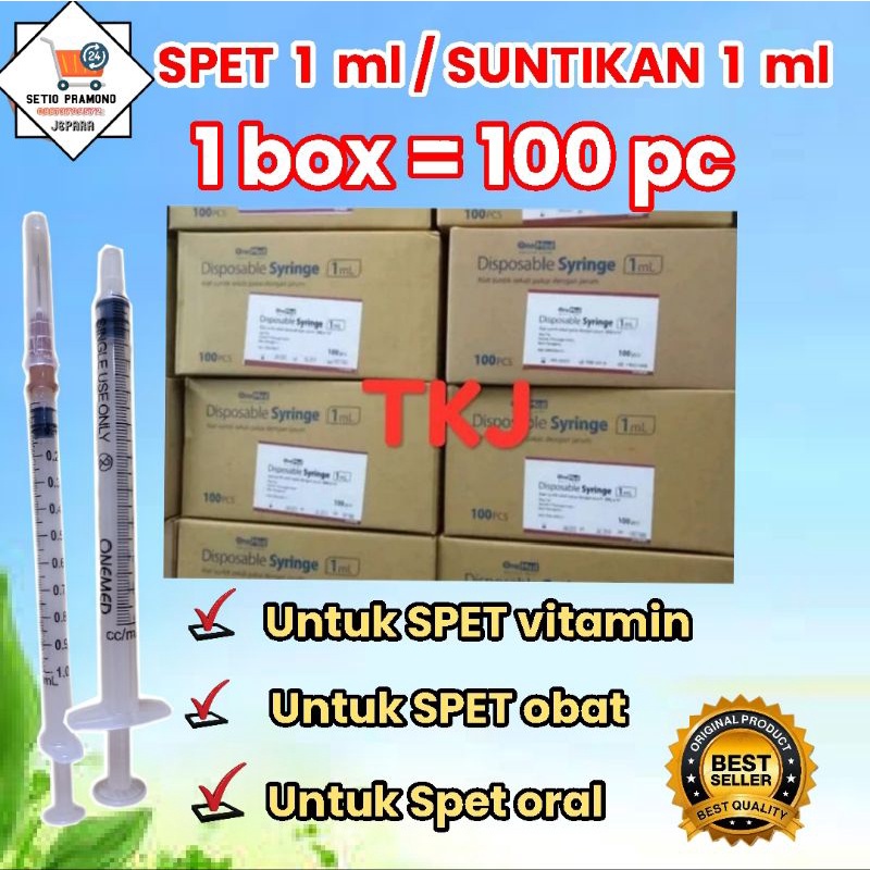 1 cc syringe 1 box contains 100 PCs. 3 cc syringe 1 box contains 100 ...