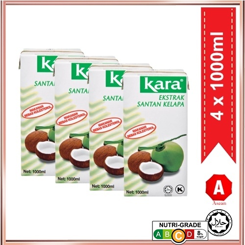 KARA COCONUT CREAM 1L X 4 PACKS ASEAN.OS | Shopee Singapore