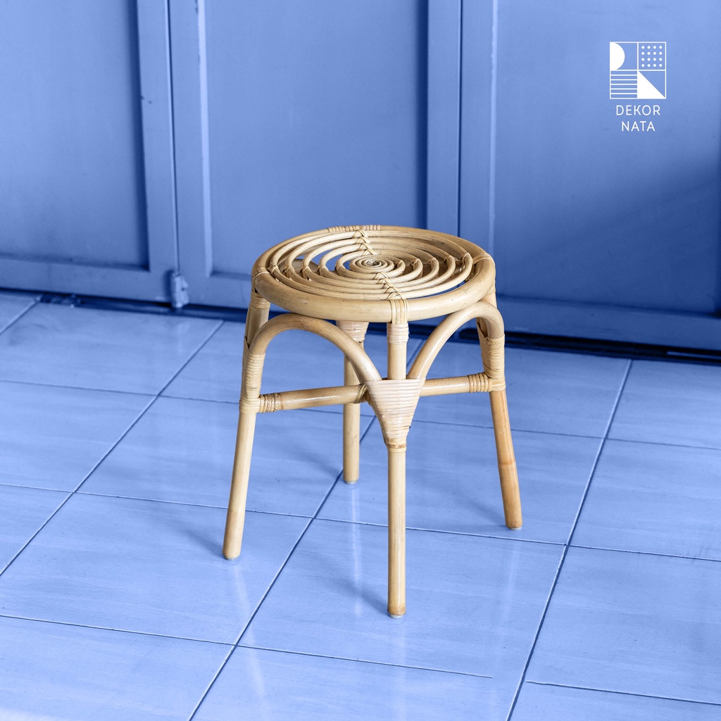 Dekornata Ula Rattan Stool / Rattan Chair / Patio Chair / Rattan Stool ...