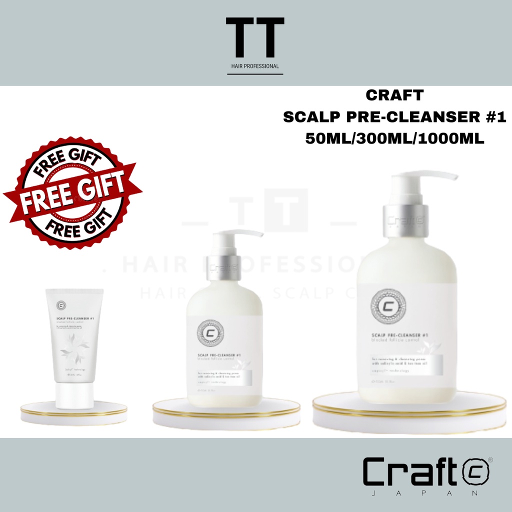 Craft Pre - Cleanser Shampoo 50ml 300ml 1000ml ( Removing & Cleansing ...