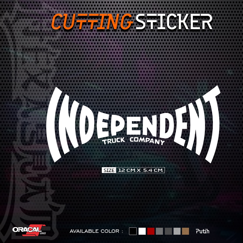 Sticker Cutting Logo Writing Independent Truck Company | Cutting ...