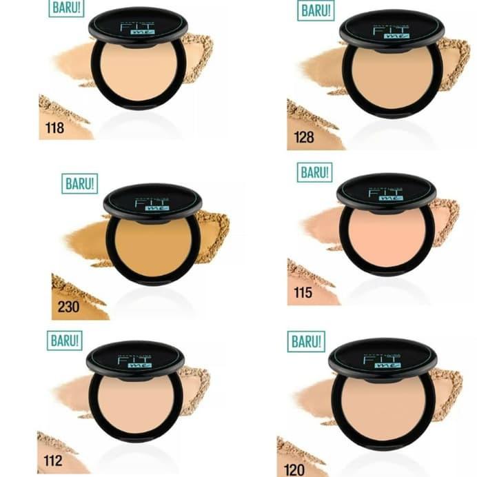 New Original Maybelline Fit Me Matte +Poreless Powder 12H SPF 28pa ...
