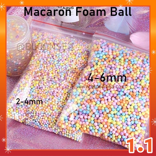 10g 100g Macaron Foam Ball Surprise Box Filler Bubble Tiny Styrofoam ...