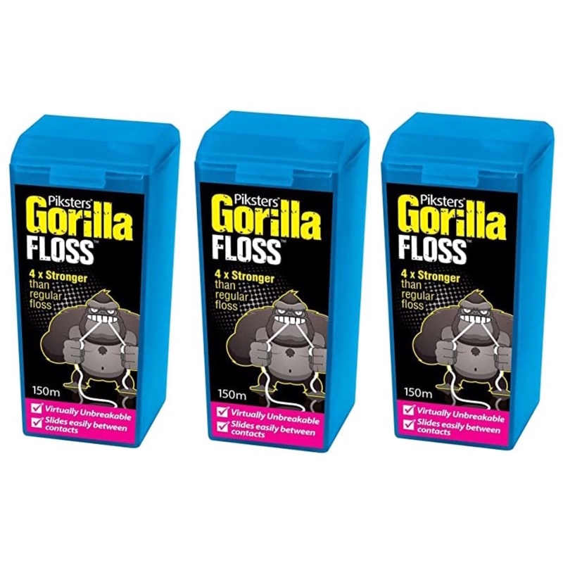 Piksters Gorilla Floss 150m | Shopee Singapore