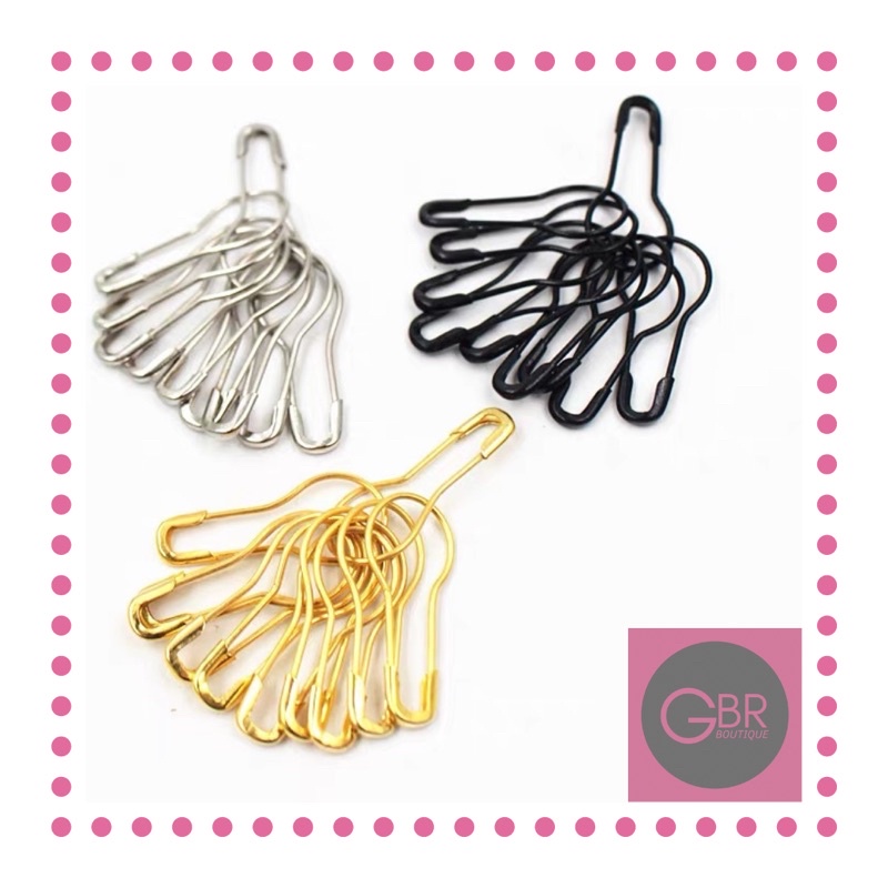 Safety Pin Hijab Pear Pin 50pcs 100pcs | Shopee Singapore