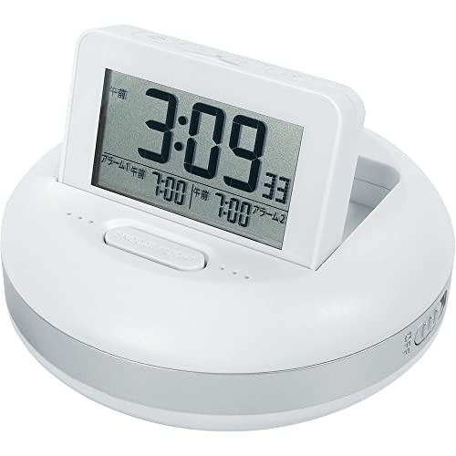 ADESSO NOW Alarm Clock Vibrating Digital Bull Crash Double Alarm Pink ...