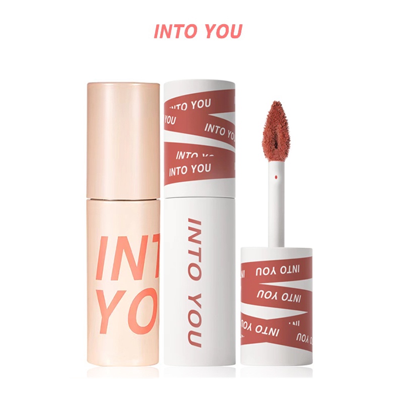 INTO YOU Airy Thin Lip Mud Matte Soft Mist Glaze Spring Summer Lipstick ...