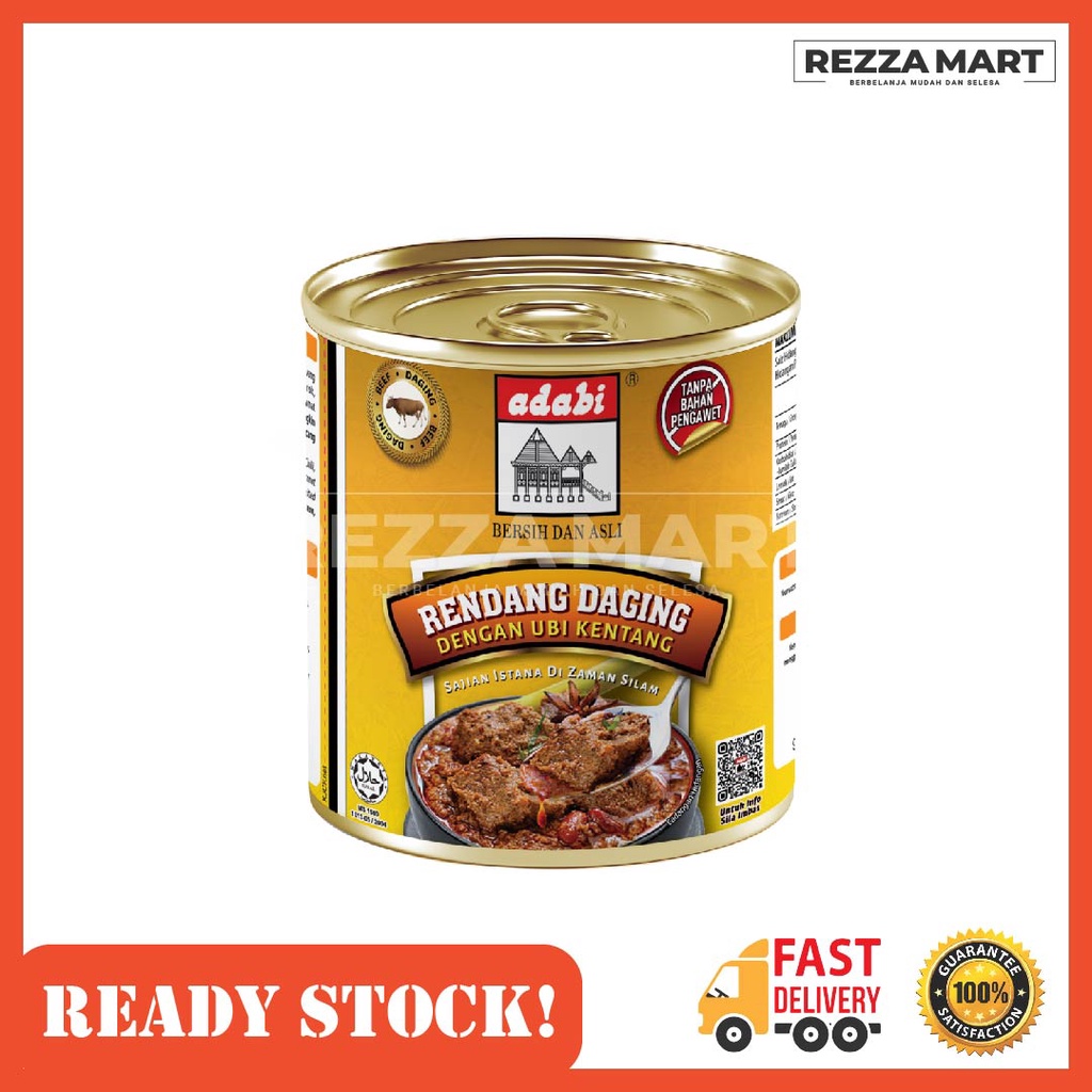 Adabi Rendang Meat With Potato Sweets (280g) | Shopee Singapore