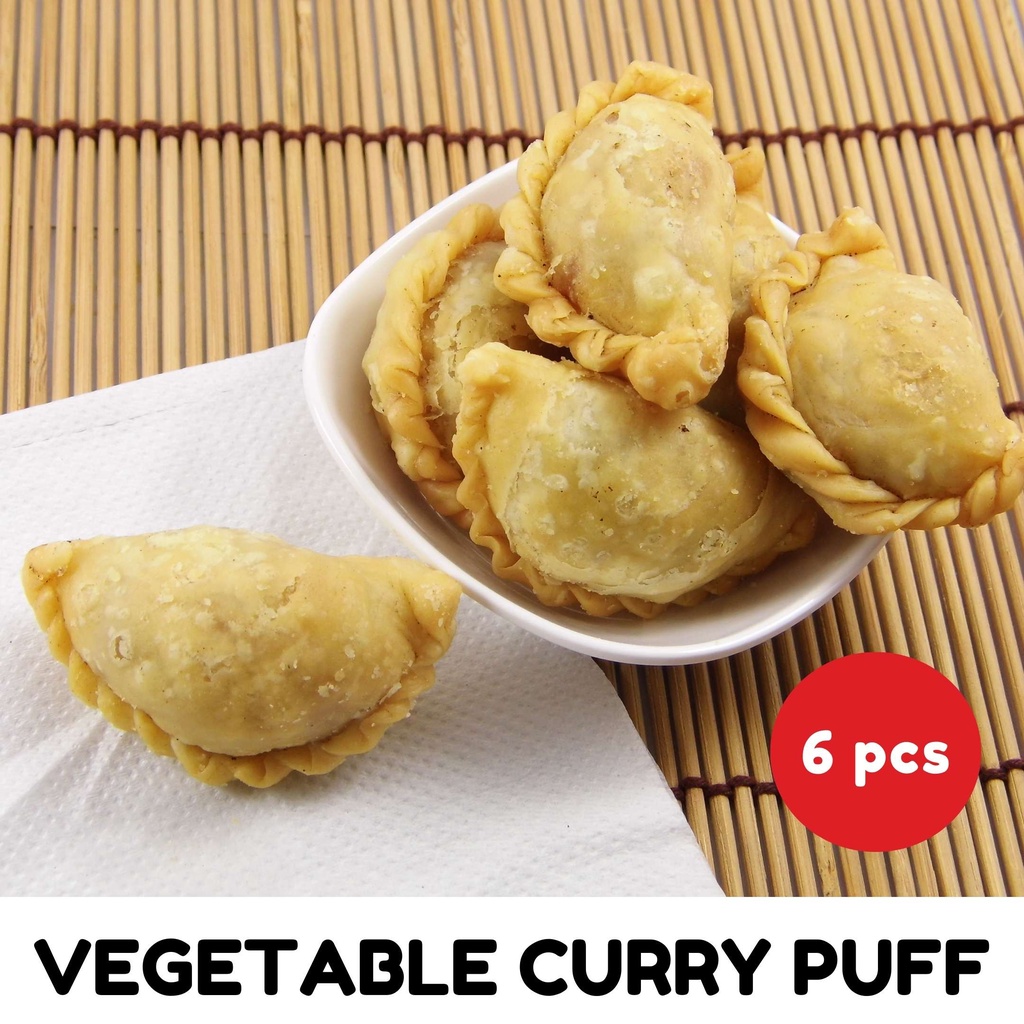 Vegetable Curry Puff / Halal frozen food / Dim Sum / Epok Epok | Shopee ...
