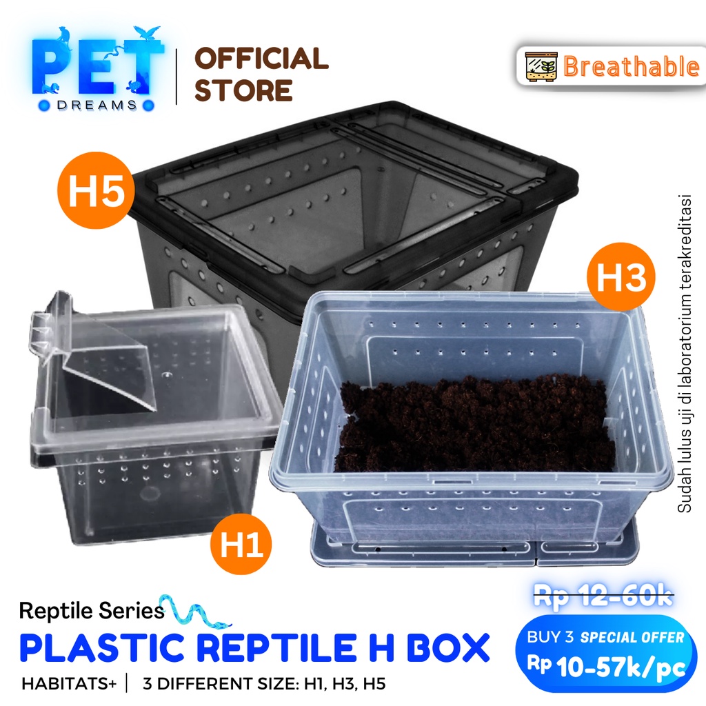 Reptile Cage REPTILE INSECT FEEDING TARANTULA Frog GECKO ENCLOSURE ...