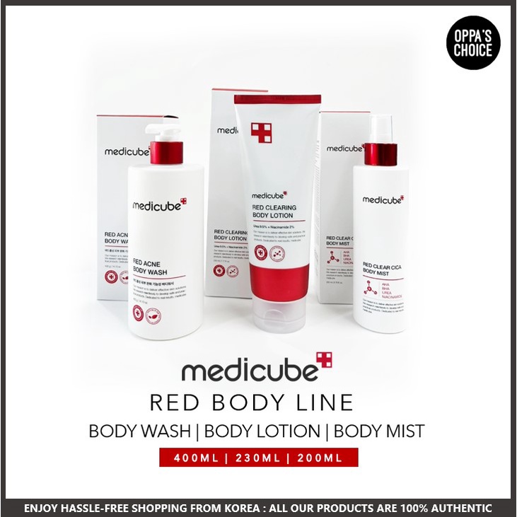 [NEW] MEDICUBE RED BODY LINE (BODY WASH | BODY LOTION | BODY MIST ...