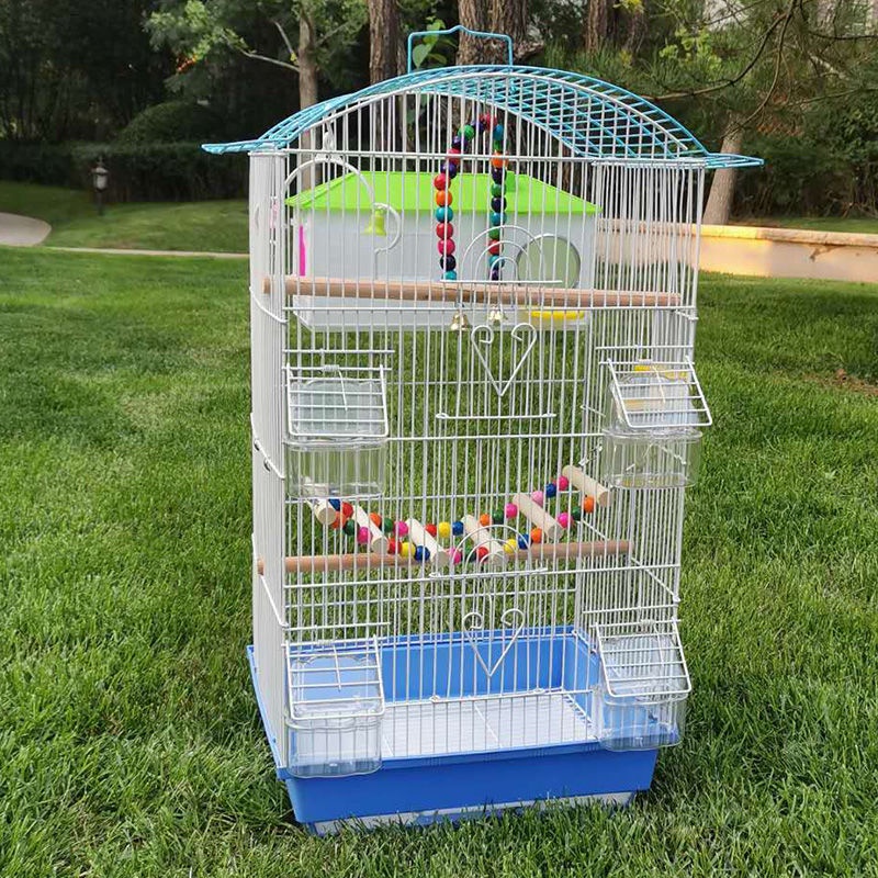 Parrot Bird Cage Large Bird Cage Tiger Skin Big Brother Peony Finch ...
