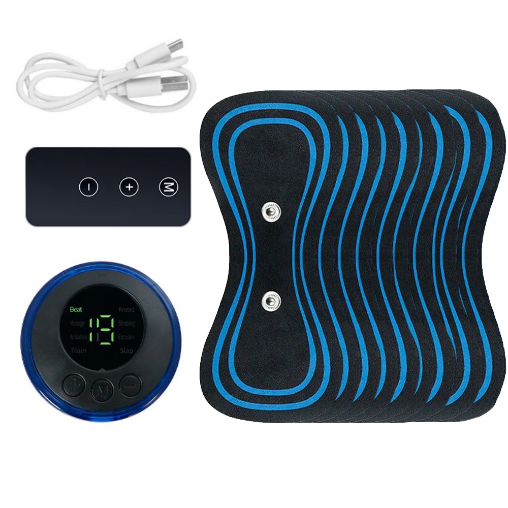 8 Modes 19 Gears Electric Pulse Neck Massager Cervical Back Muscle Pain ...