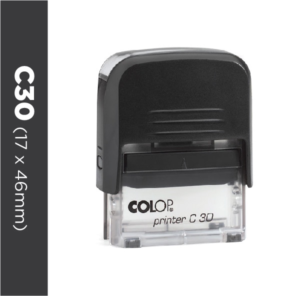 SAME DAY POS COLOP Printer Compact Self Inking Custom Made Office Rubber Stamp C10 | C20 | C30 ...