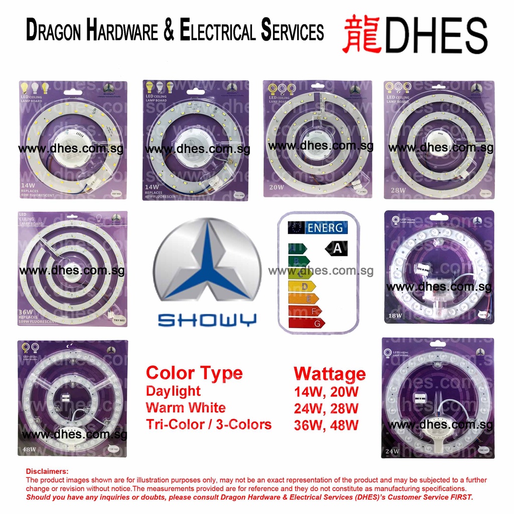 Showy Magnetic LED Light DayLight Warm White 3 Color Tri Color Ceiling ...