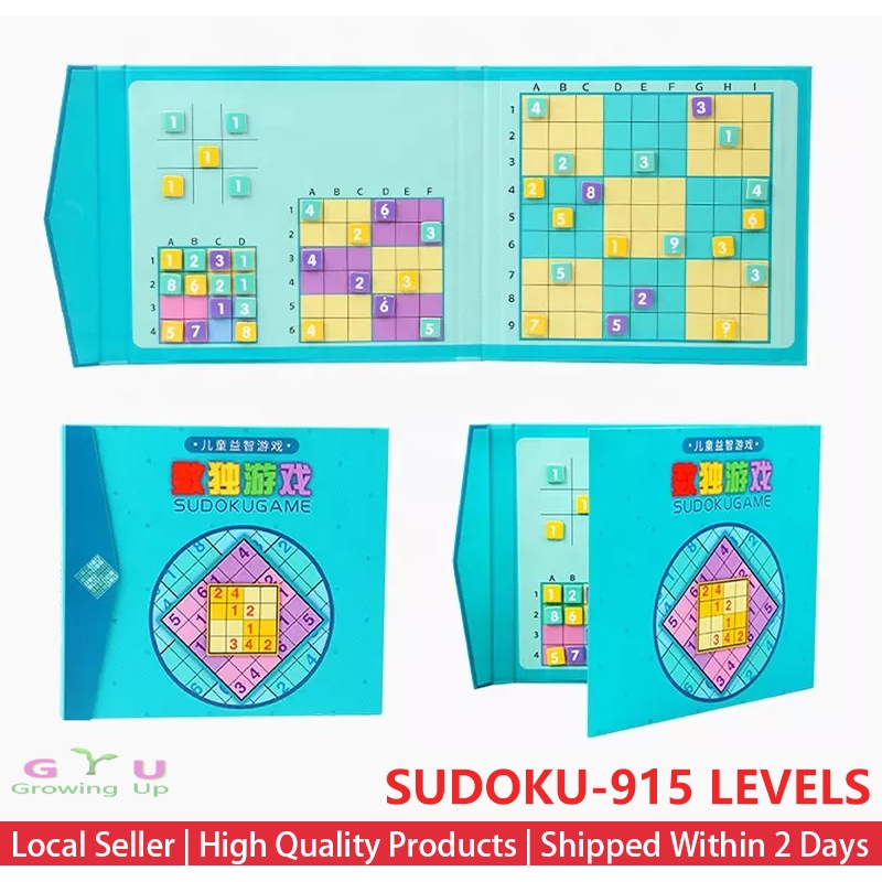 GU [SG stock] Magnetic Sudoku Game Children's Number Puzzle Classic ...