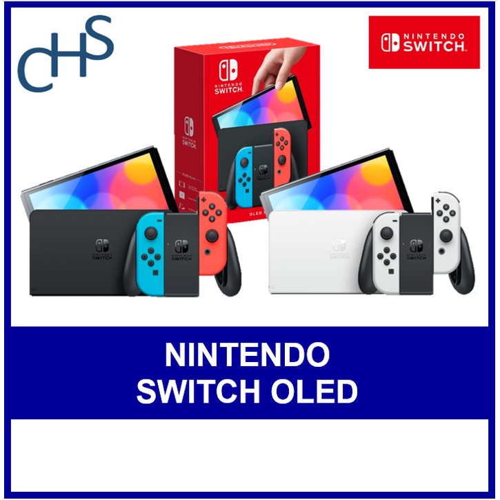 Nintendo Switch OLED Gaming Consoles Game Console Neon Red Blue White 1 ...