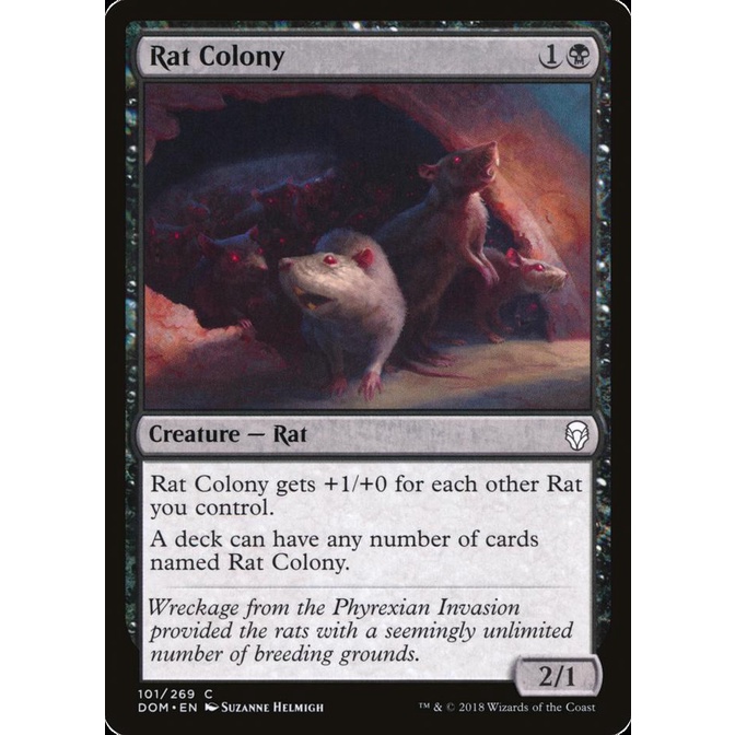 Rat Colony Dominaria - Magic: The Gathering (MTG) | Shopee Singapore