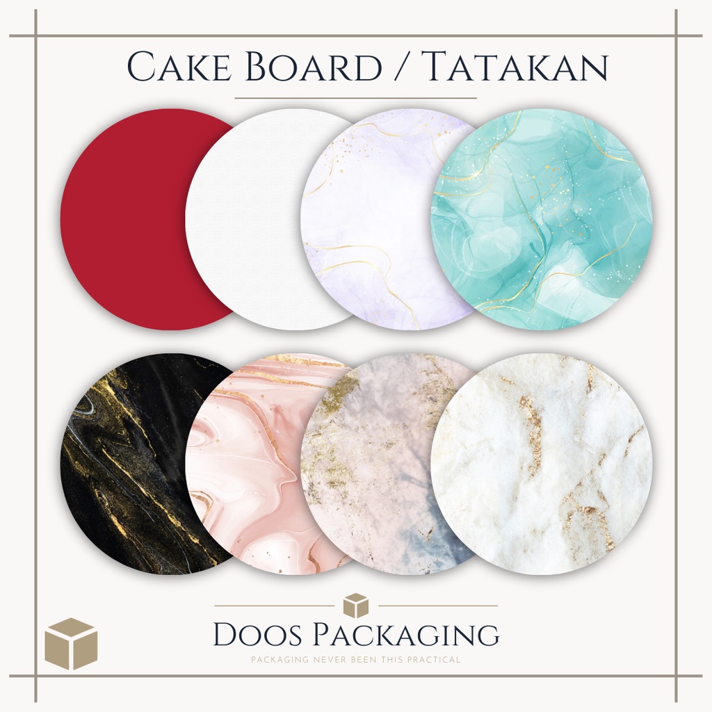 Round Cake board / round Cake coaster measuring 25 cm | Shopee Singapore