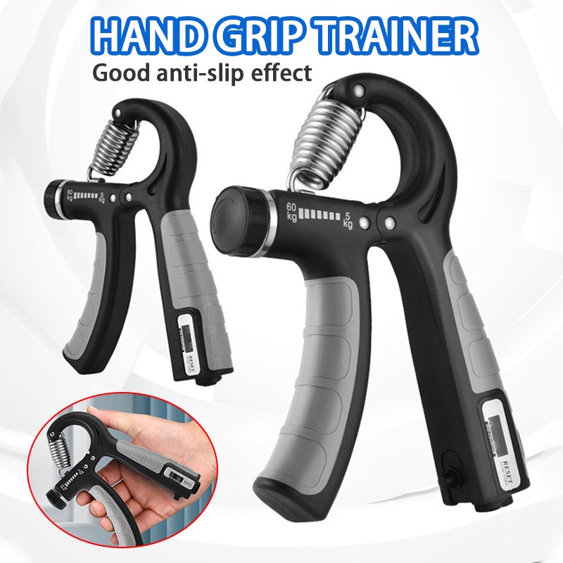 Adjustable R-Shaped Spring Hand Grip Gripper Countable Hand Strength ...
