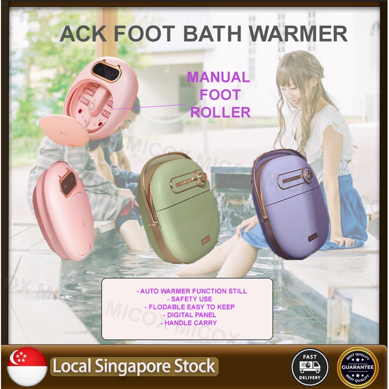 ACK Foot bath 2024 Electric Folding Foot warmer/Massager Bucket Machine ...