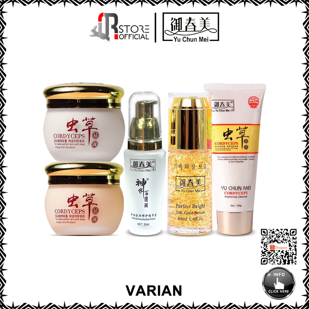 Bpom YU CHUN MEI ORIGINAL Package | Cordyceps CREAM | Day CREAM | Night ...