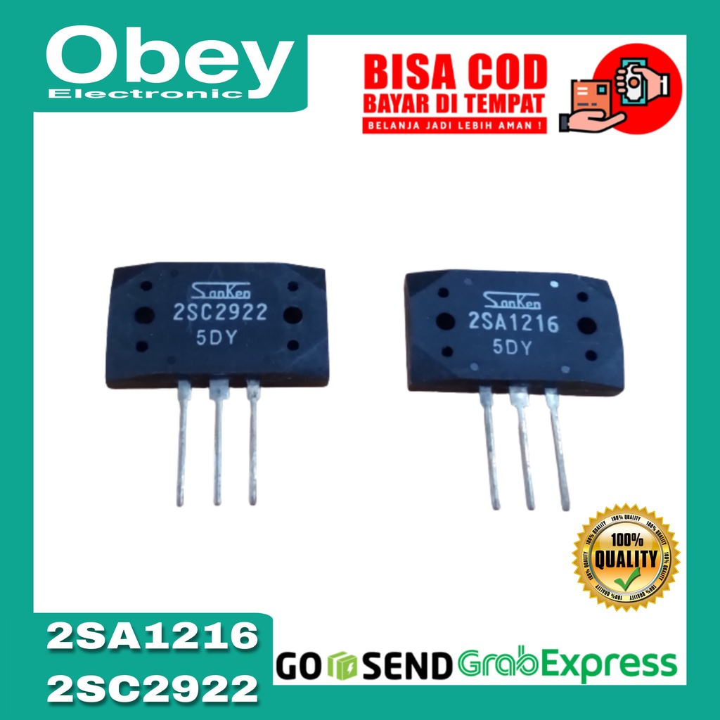 Sanken Transistor 2SA1216 2SC2922 Prc | Shopee Singapore