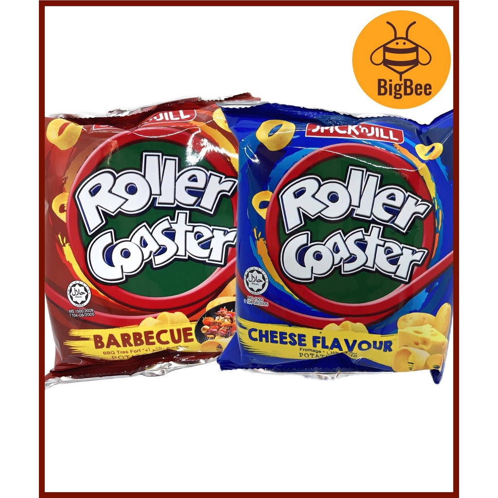 Jack n Jill Roller Coaster - 15-18g x 5pkt Cheese / BBQ Flavour Jack 'n ...