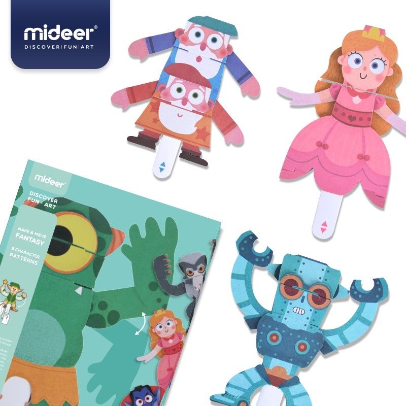 Mideer Make & Move Origami Animals Fantasy Toys Arts Crafts for ...