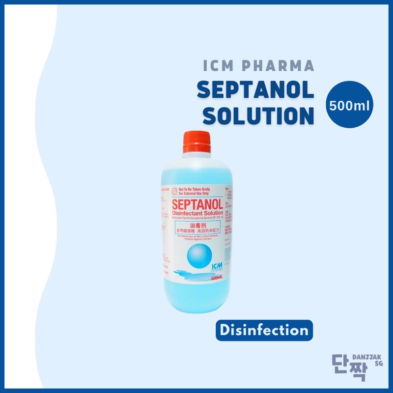 ICM Pharma Septanol Disinfectant Solution 500ml | Shopee Singapore