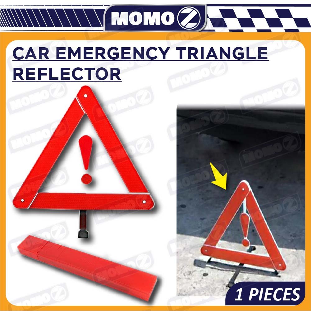 Car Emergency Triangle Reflector Foldable Stand Service PVC Box Signal ...