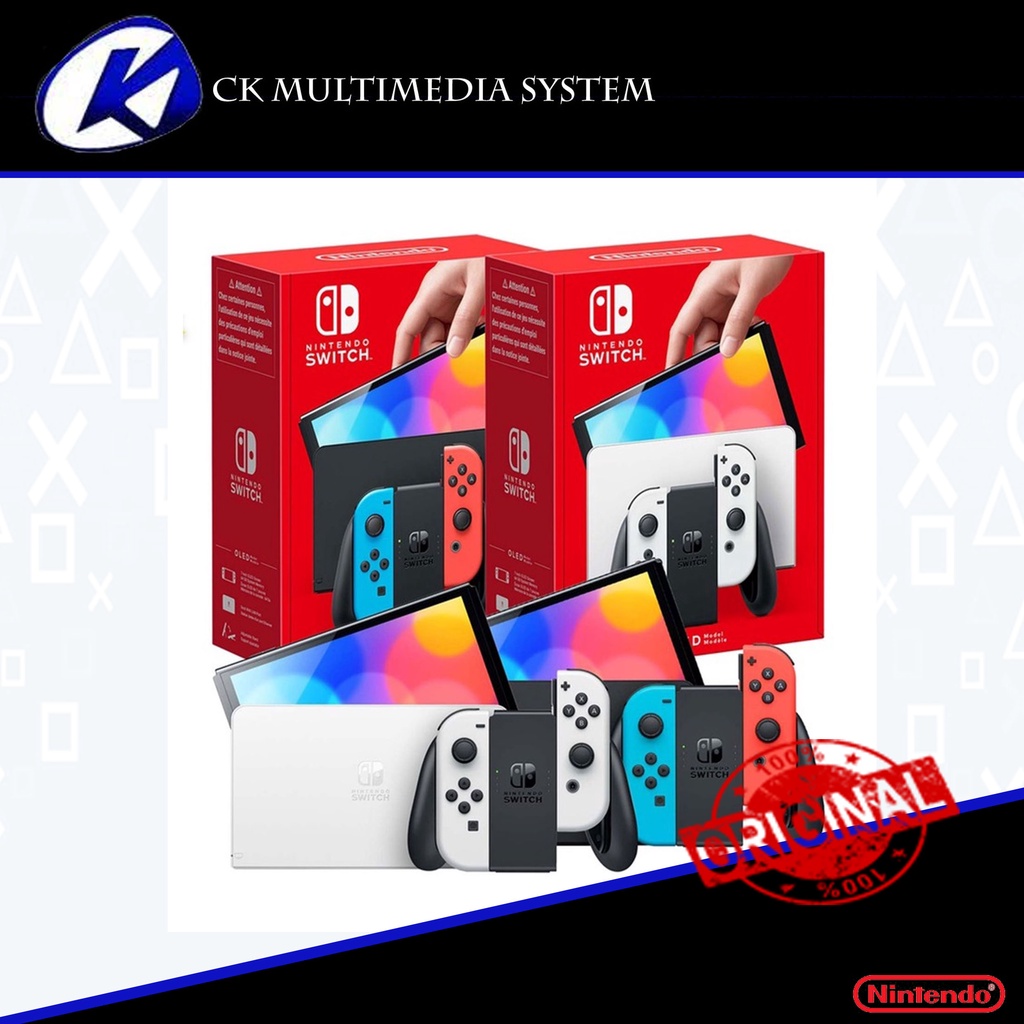 All-New Nintendo Switch OLED Model Console (1 Year Nintendo Official ...