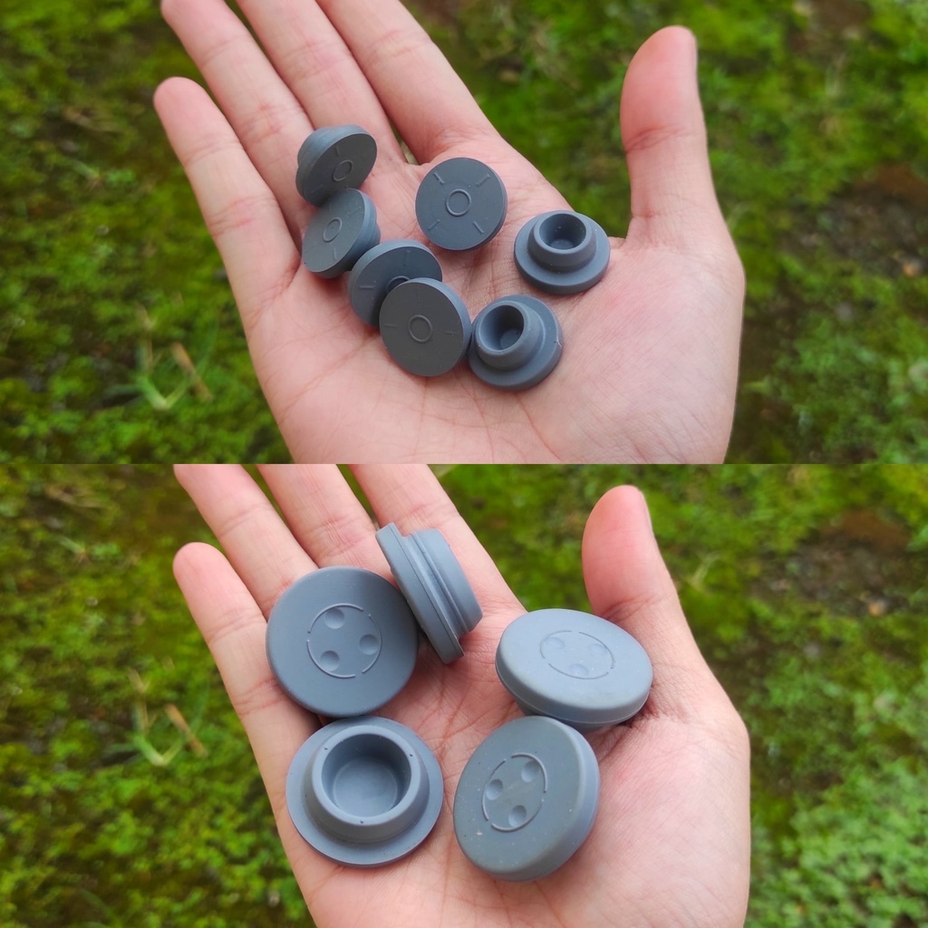 Silicone Rubber Cap/ Rubber Stopper Breast Milk Bottle Vial 20mL 30mL ...