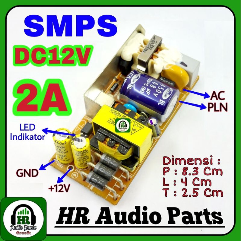 SMPS DC 12V Real 2A Built-in Brandet Switching Power Supply for Bias ...