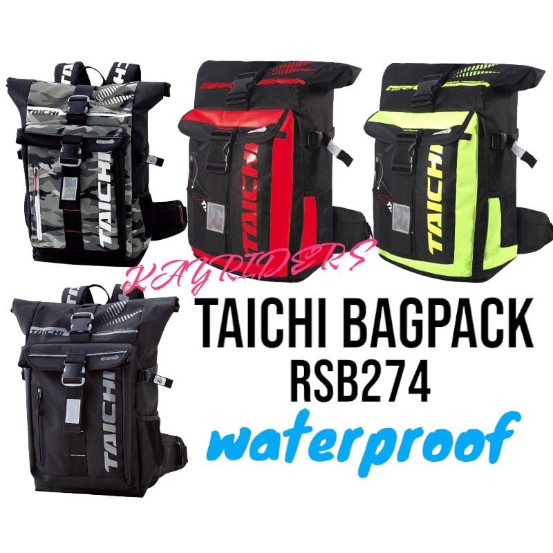 TAICHI BAGPACK BAG TAICHI MOTORCYLCE BAG WATERPROOF | Shopee Singapore