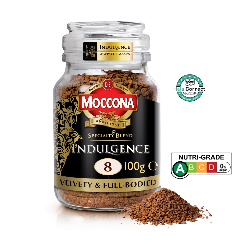 MOCCONA Indulgence Freeze Dried Instant Coffee Intensity 8 (100g ...