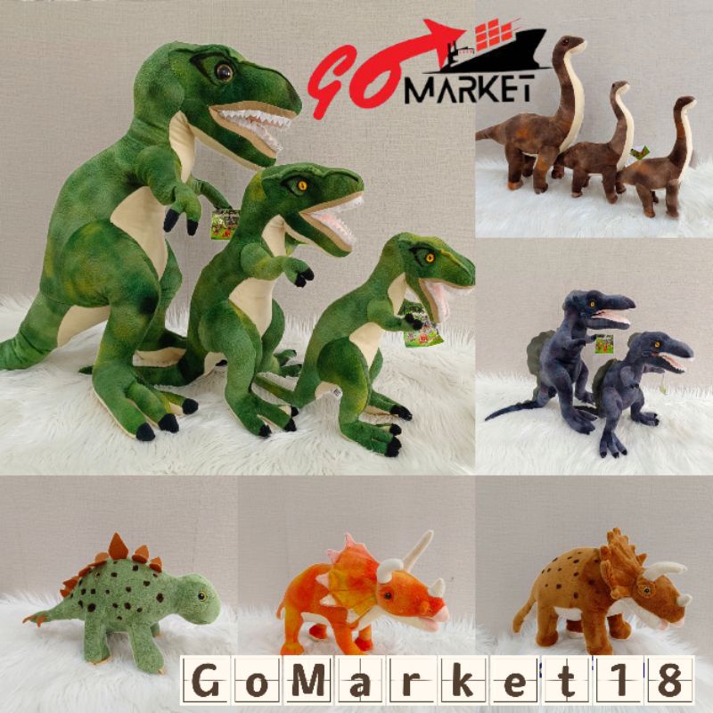Jurasic Dinosaur Doll Dino Brontosaurus Tirex Trex Spinosaurus ...