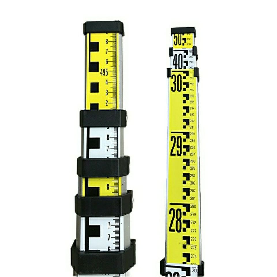Level Gauge Sopwith Staff Thick Aluminum Alloy 3 M 5 M 7M Double-Sided ...