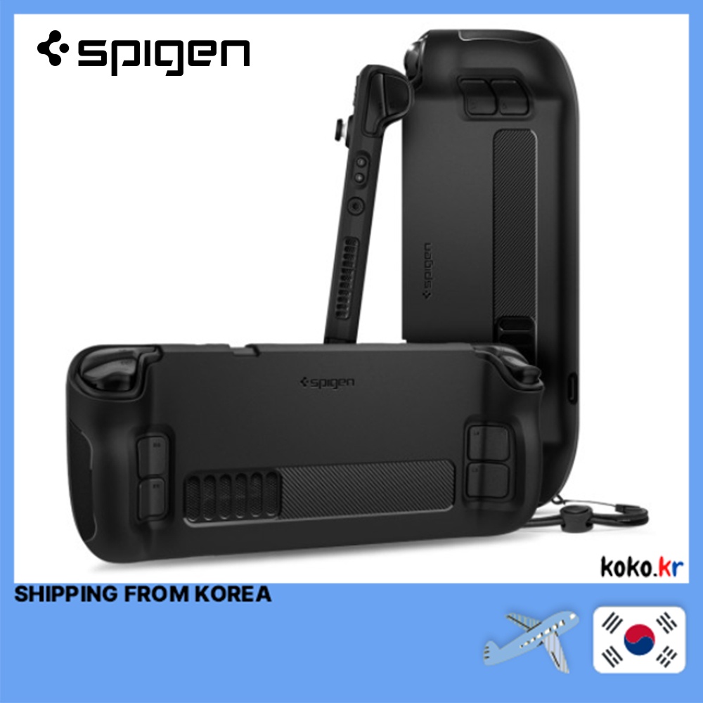 SPIGEN Rugged Armor Case for Steam Deck Matte black with FREEBIES ...