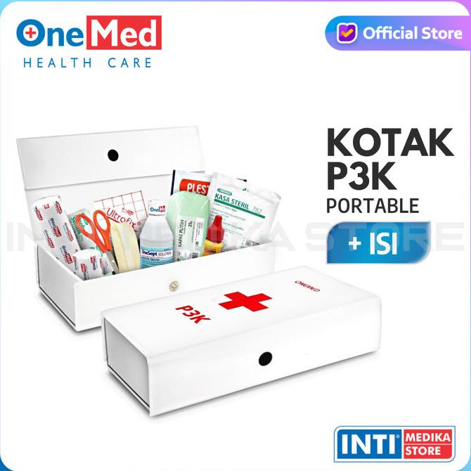 Onemed - Portable P3K Box+Contents SET | Complete Car P3K Bag Contains ...