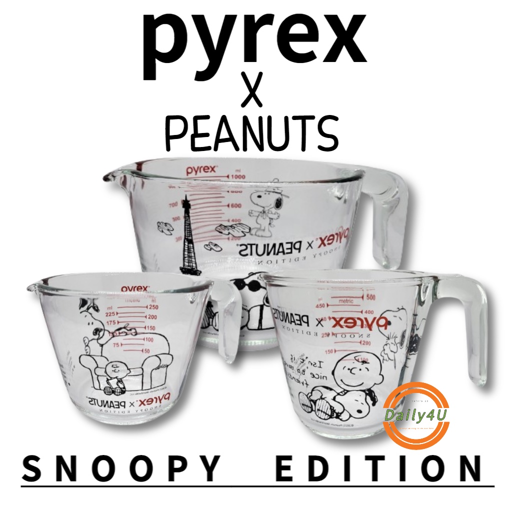 [Pyrex] Snoopy Measuring Cup/Pyrex & Peanuts(Snoopy Edition)/250ml ...