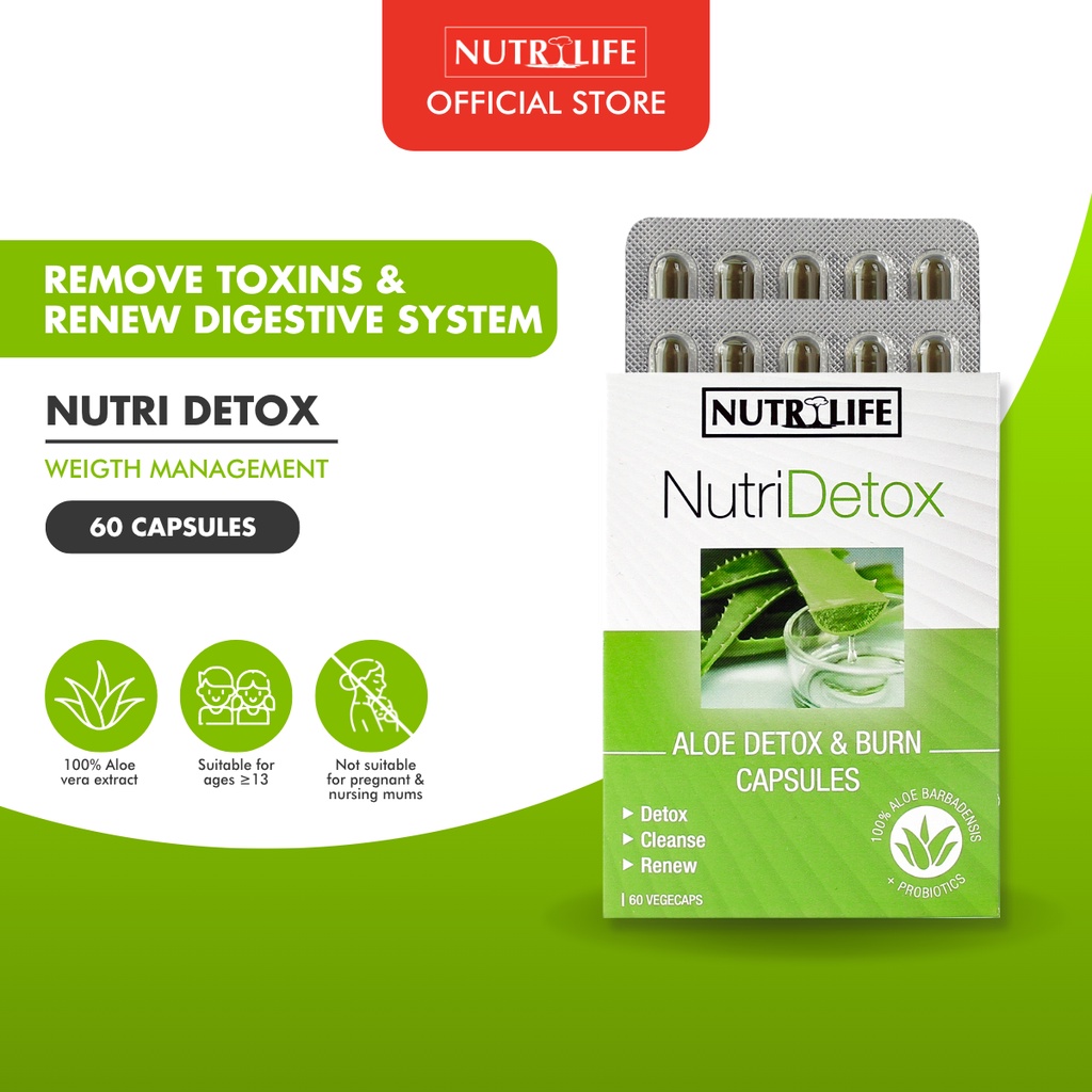 Nutrilife Nutri Detox (60 Capsules) | Shopee Singapore