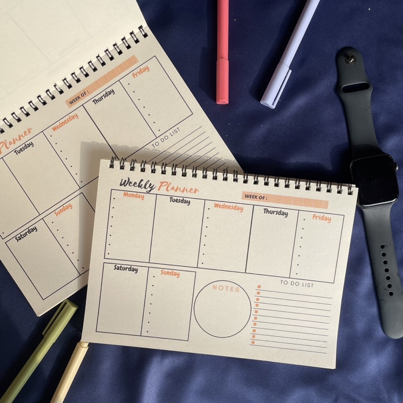 Weekly Planner Notebook/Weekly Agenda Book | Shopee Singapore