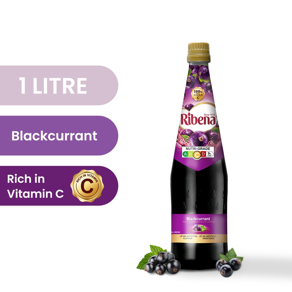 Ribena Blackcurrant Cordial 1L | Shopee Singapore