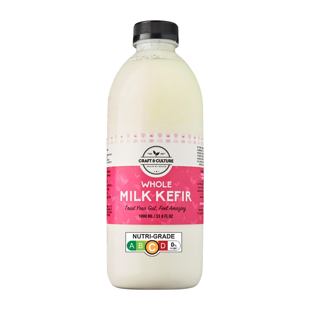 Craft & Culture Original Whole Milk Kefir 1L | Shopee Singapore