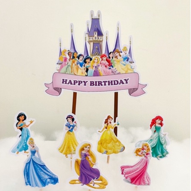 PRINCESS TOPPER 001 / PRINCESS DISNEY CAKE TOPPER 001 / PRINCESS CAKE ...